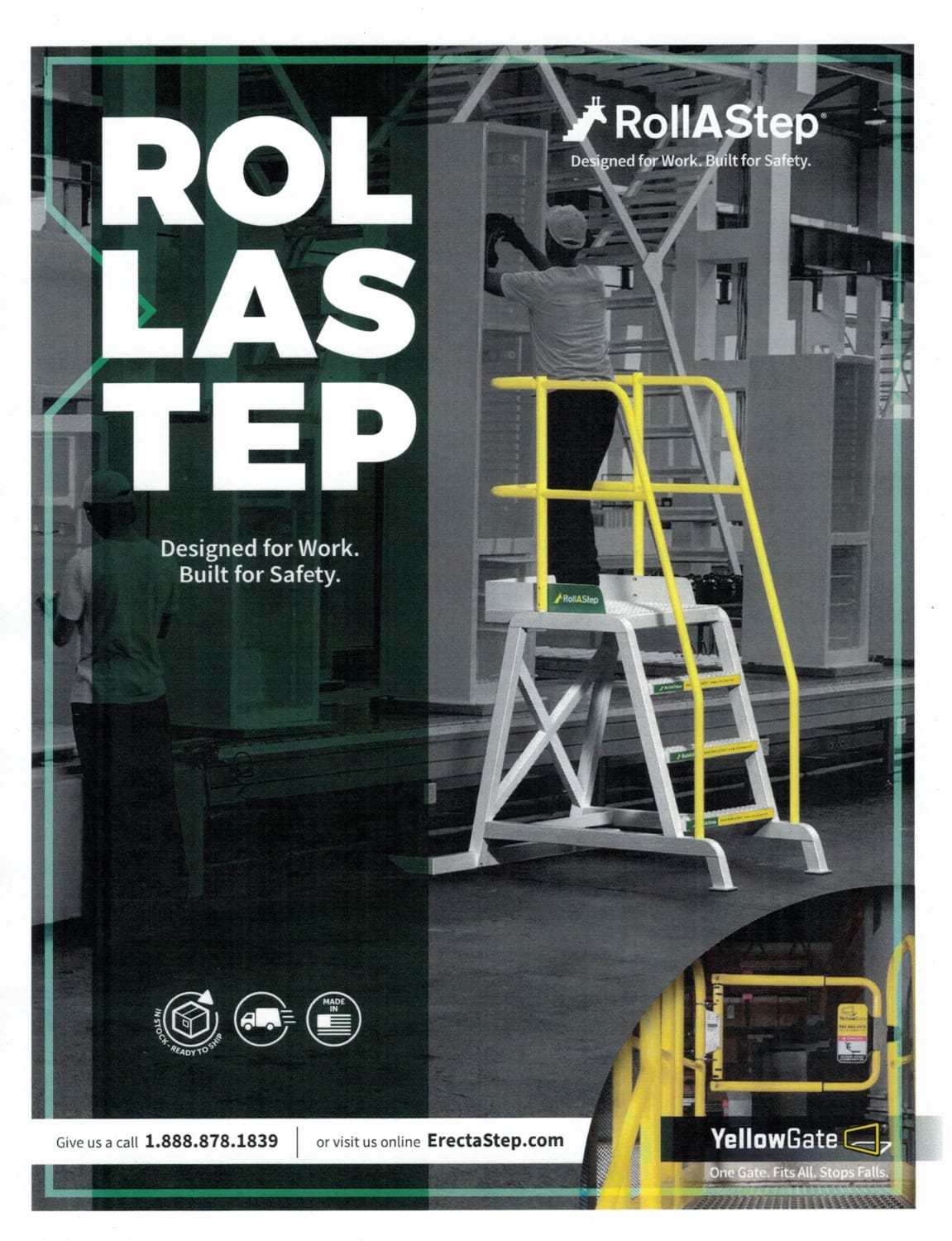 Rolling Stairs and Work Platforms - CH Bull Industrial Stair Solutions